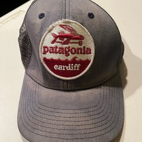 Accessories | Vintage Patagonia Cardiff Trucker Hat Gray | Poshmark